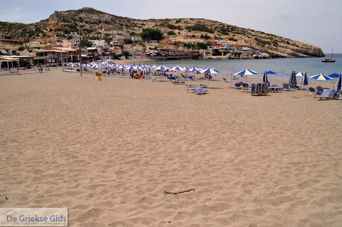 Matala Kreta - hippiedorp tussen de witte krijtrotsen