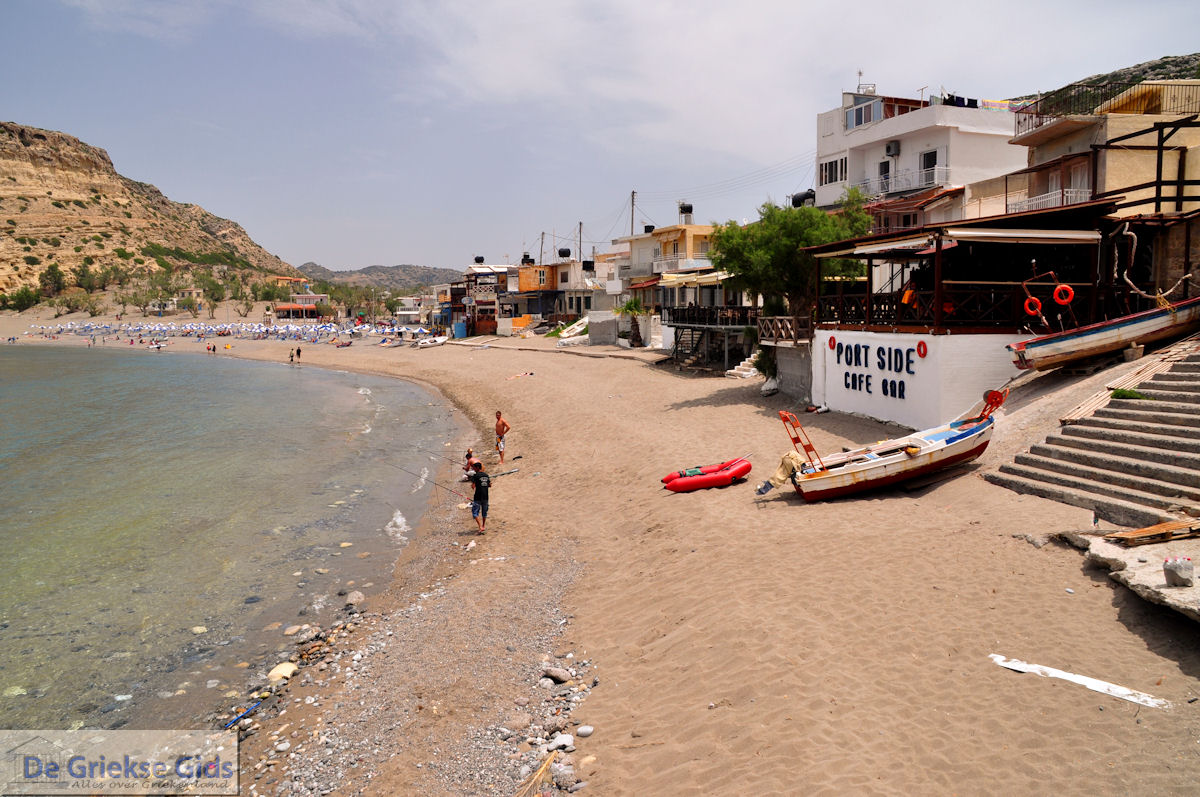 Matala Kreta - hippiedorp tussen de witte krijtrotsen