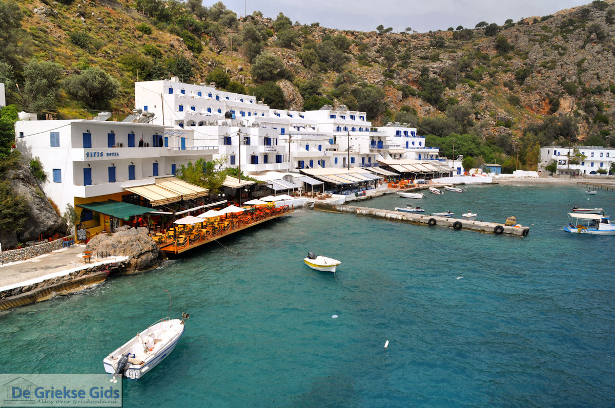Loutro - schilderachtig vissersdorpje in het zuiden van Kreta