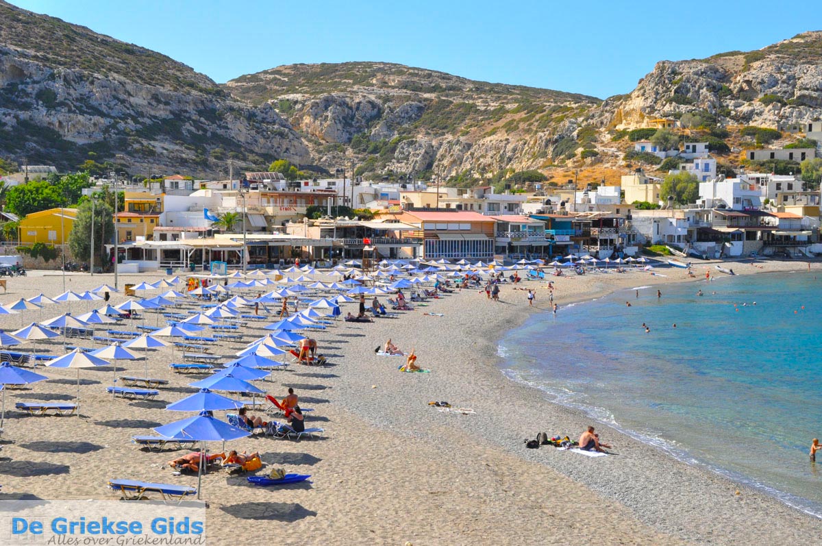 Matala Kreta - hippiedorp tussen de witte krijtrotsen