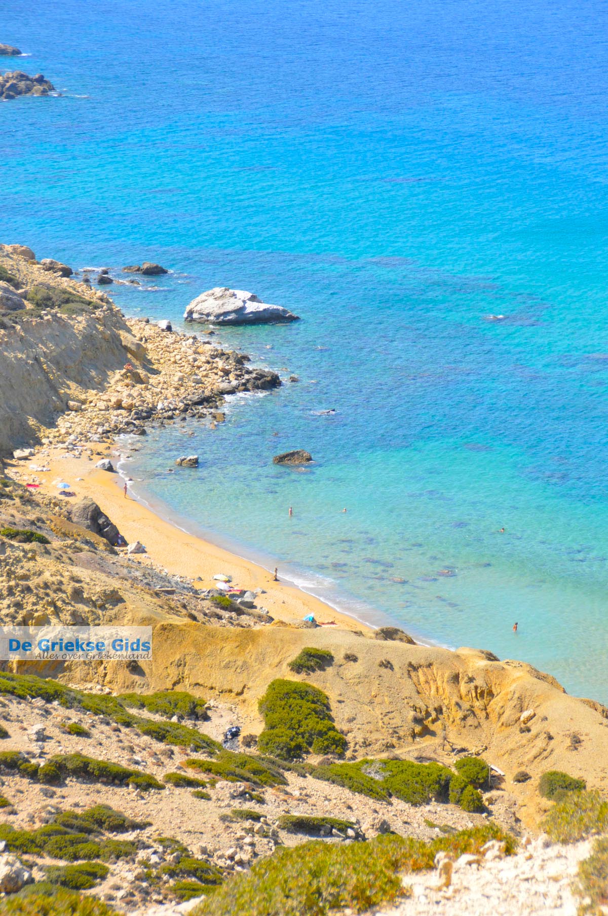 Matala Kreta - hippiedorp tussen de witte krijtrotsen