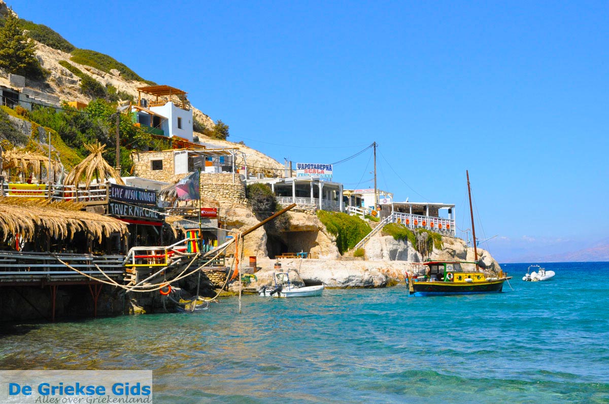 Matala Kreta - hippiedorp tussen de witte krijtrotsen