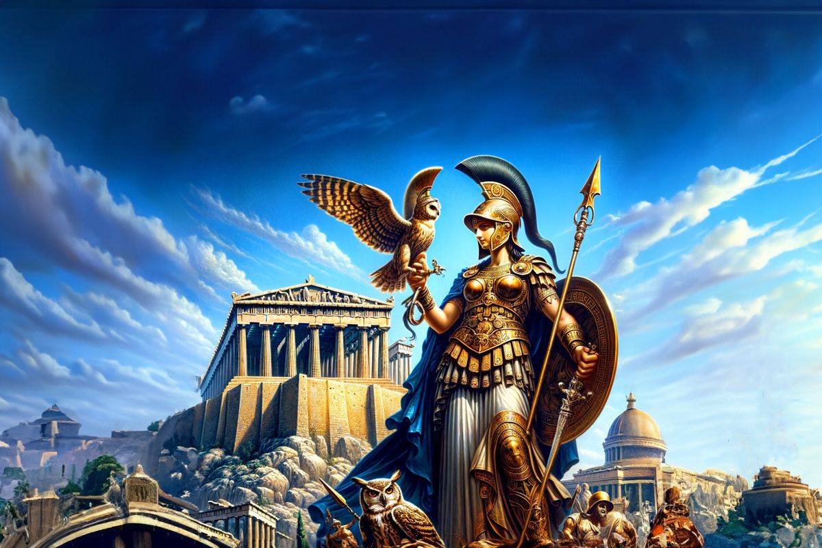 Athene Griekse godin van de wijsheid