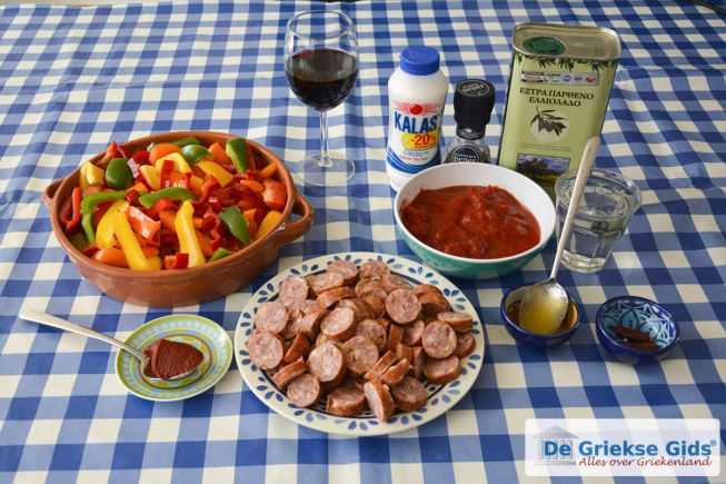 Spetsofai - Grieks recept - De Griekse Gids