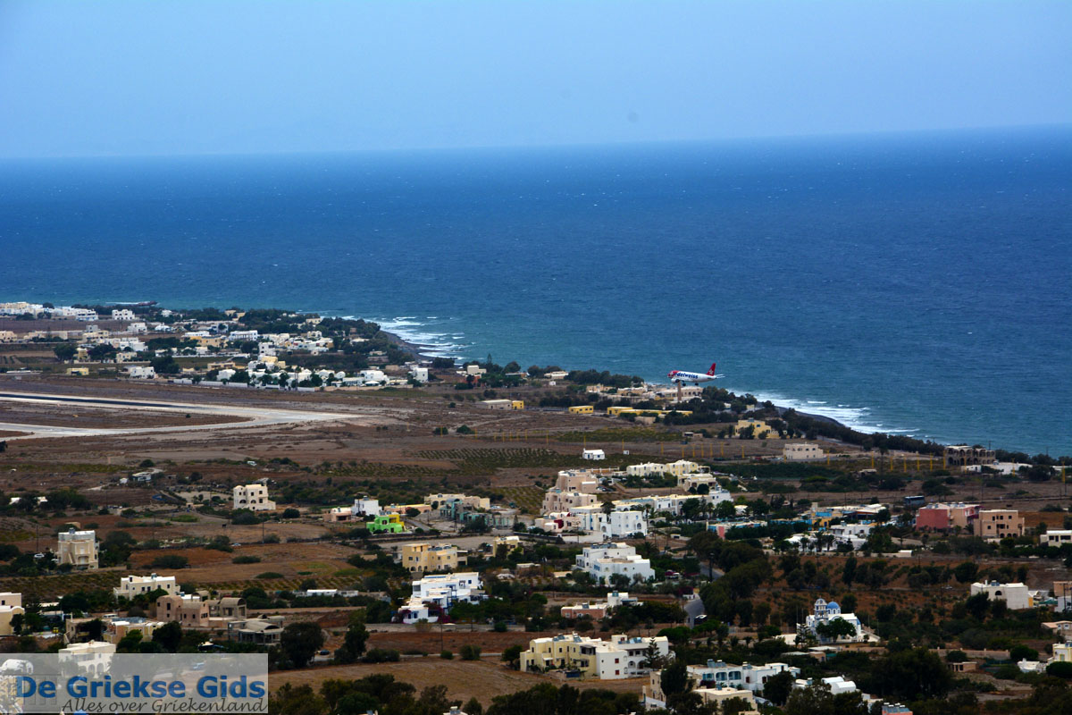 Kamari vakantie badplaats op Santorini